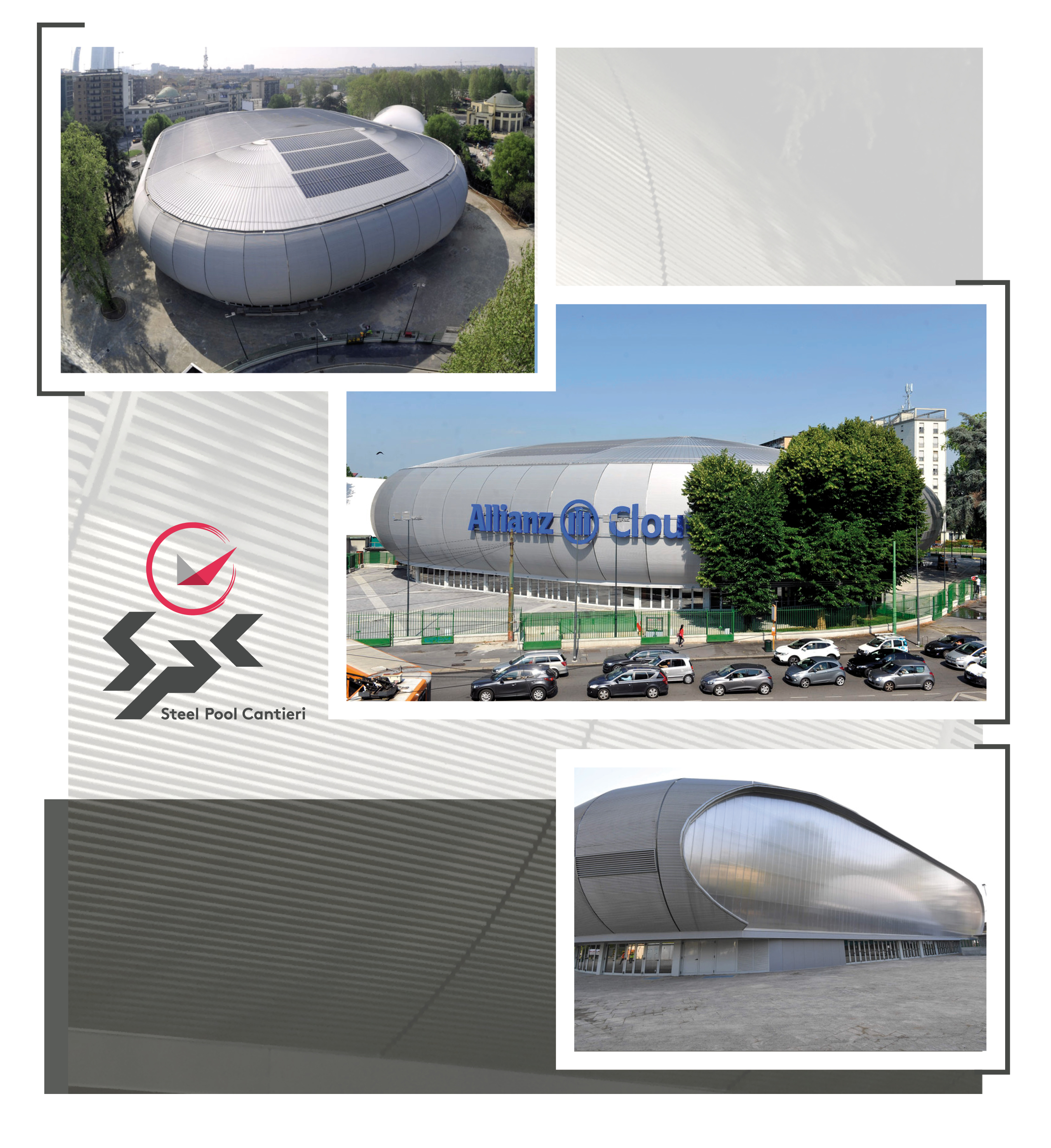 Inaugurata la nuova Allianz Cloud Arena - Steel Pool Cantieri